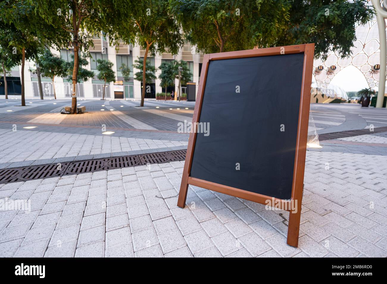 Chalkboard stand for menu restaurant and cafe welcome easel with copy ...