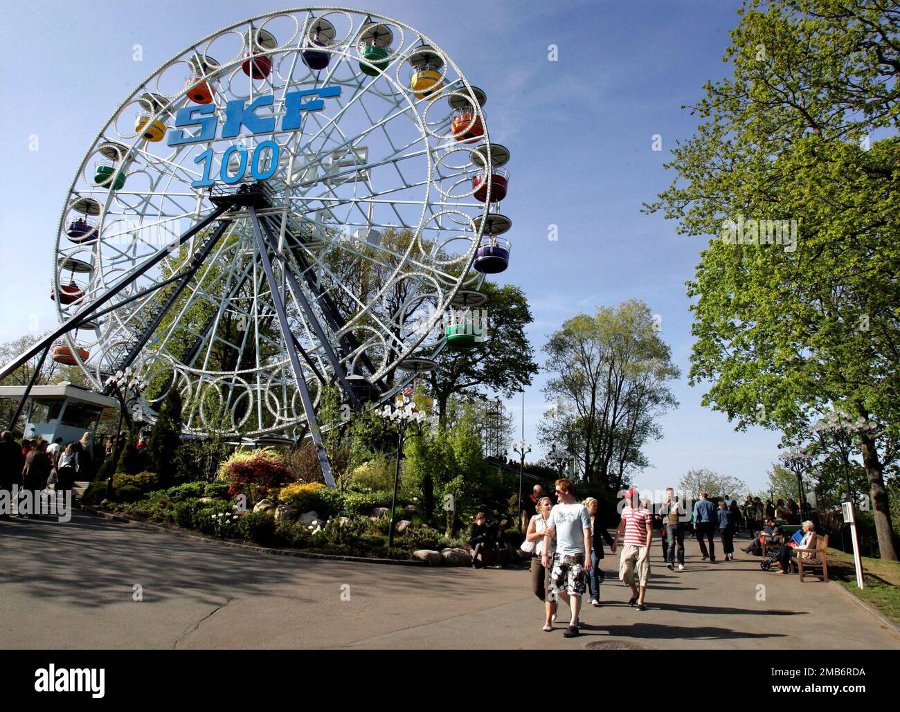 Liseberg amusement park, Gothenburg, Sweden. In the picture ...