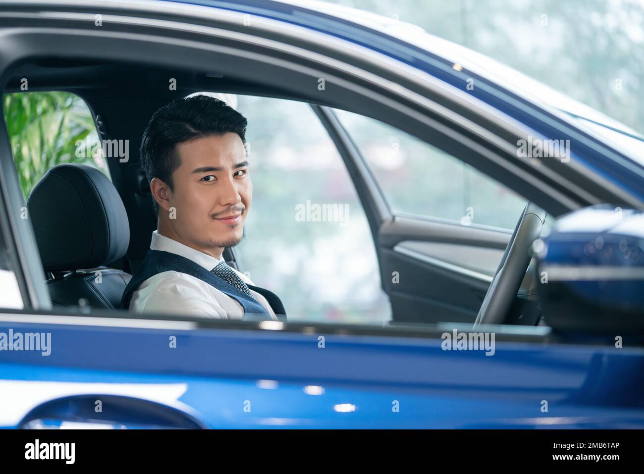 Business men driving Stock Photo - Alamy