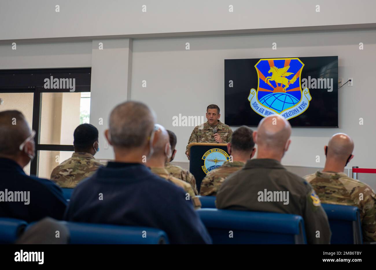 Col. Christopher Kiser, 515th Air Mobility Operations Group commander ...