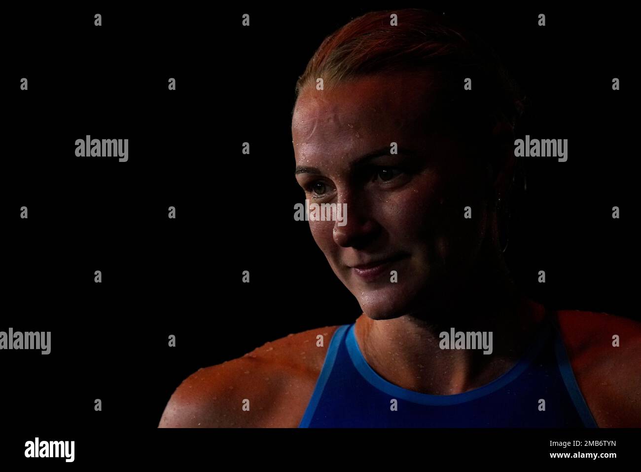 Sarah Sjostrom of Sweden smiles after winning the women's 50m freestyle ...
