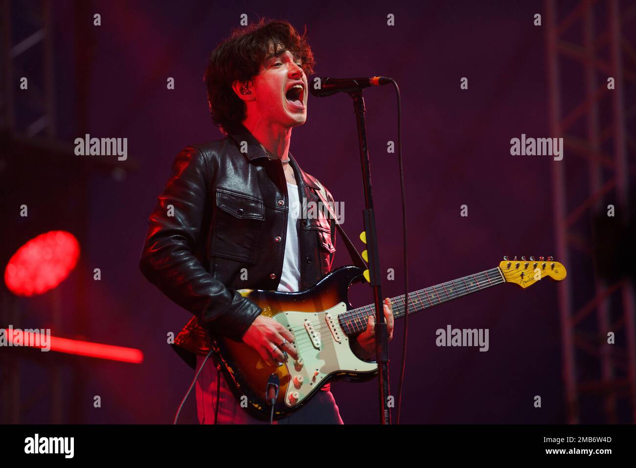 Elijah Hewson performs on the John Peel stage at the Glastonbury ...