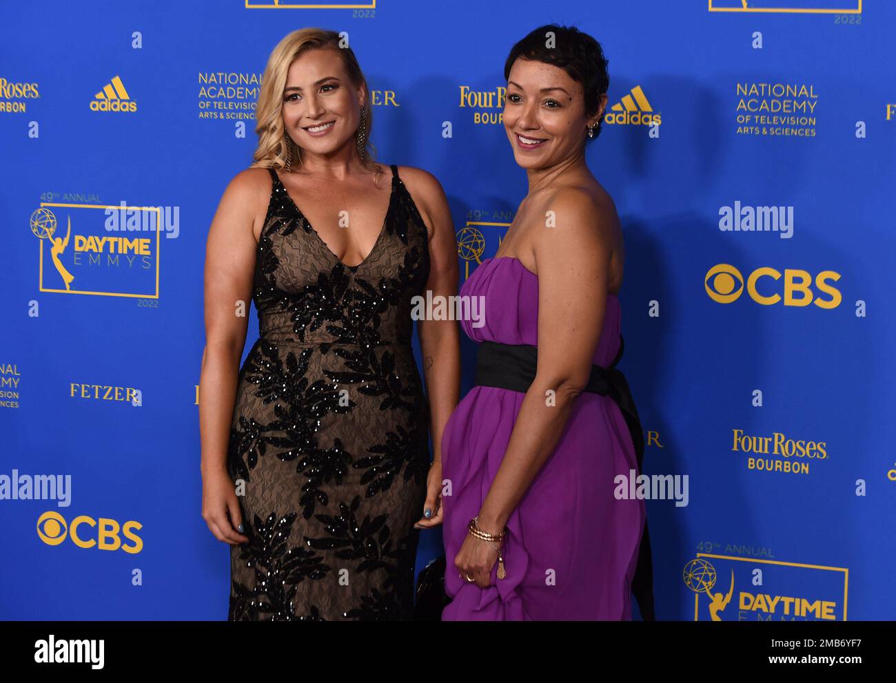 Chelsea Allen, left, and Dena Craig arrive at the 49th annual Daytime ...