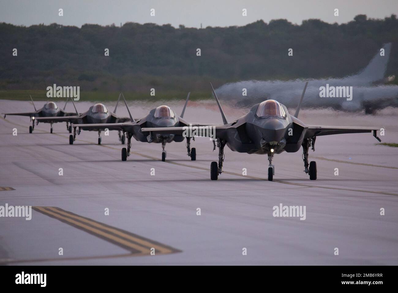 U.S. Marine Corps F-35B Lightning II aircraft with Marine Fighter ...
