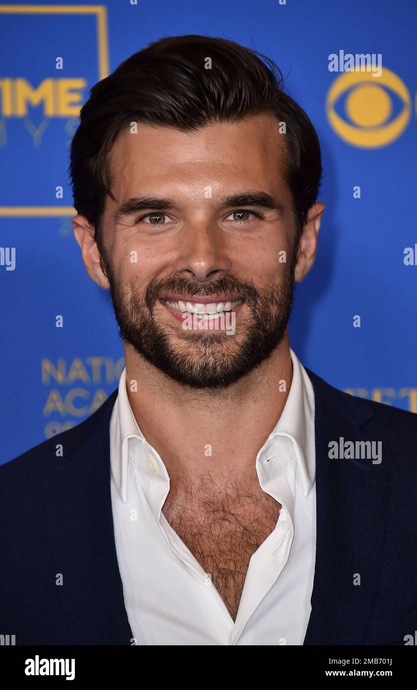 Josh Swickard arrives at the 49th annual Daytime Emmy Awards on Friday ...