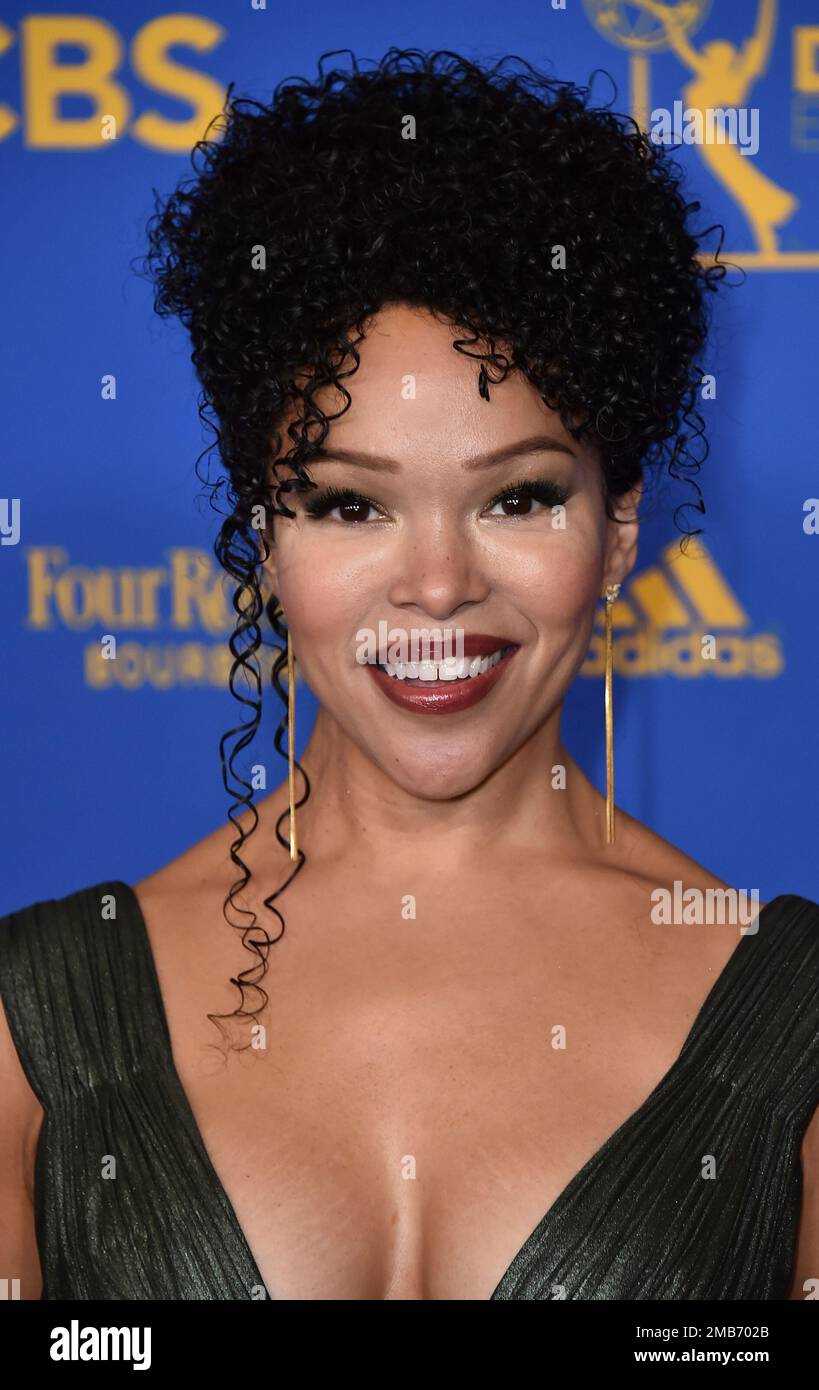 Brook Kerr arrives at the 49th annual Daytime Emmy Awards on Friday ...