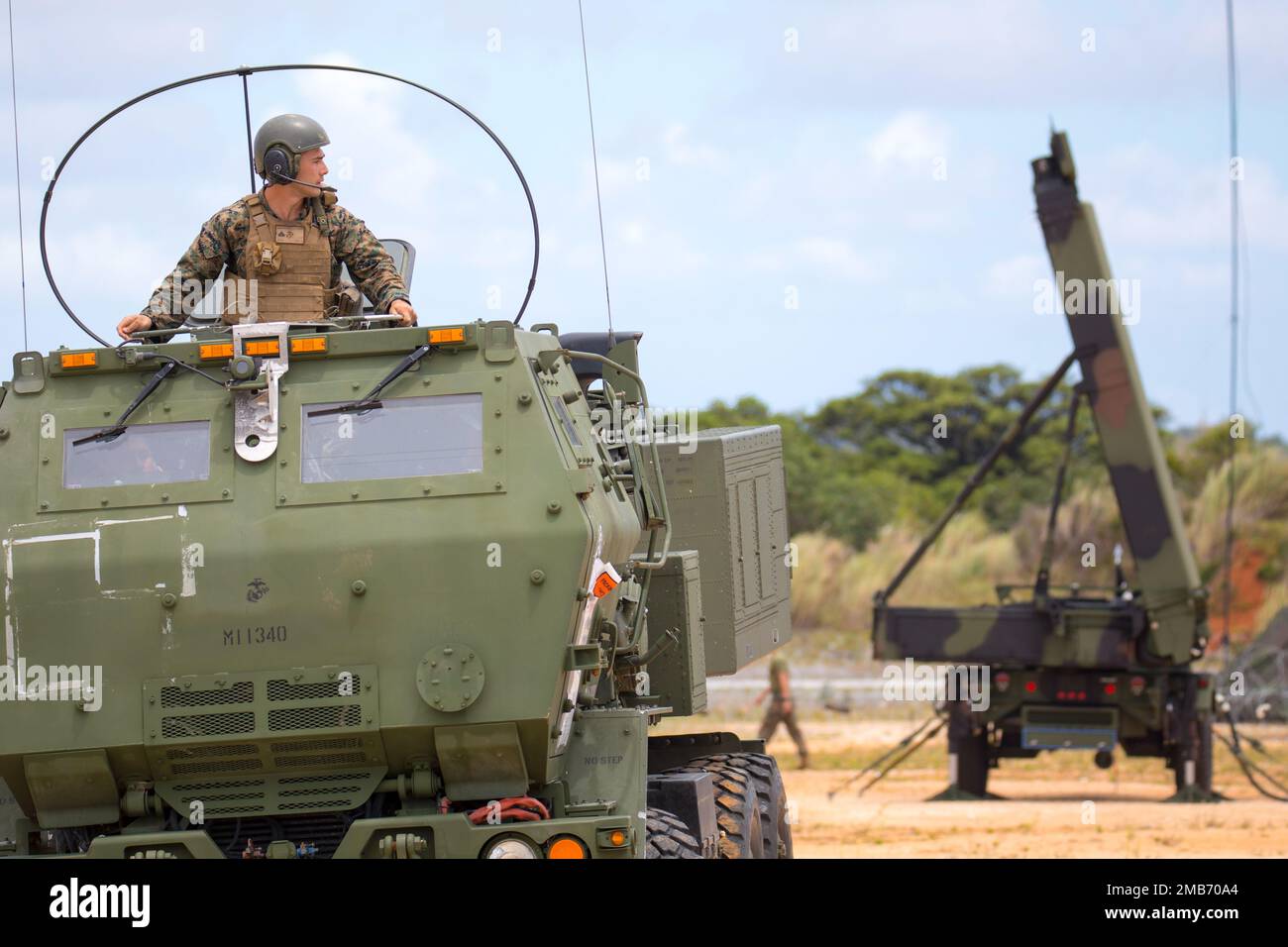 U.S. Marine Corps Cpl. Christian Hernandez, a High Mobility Artillery ...