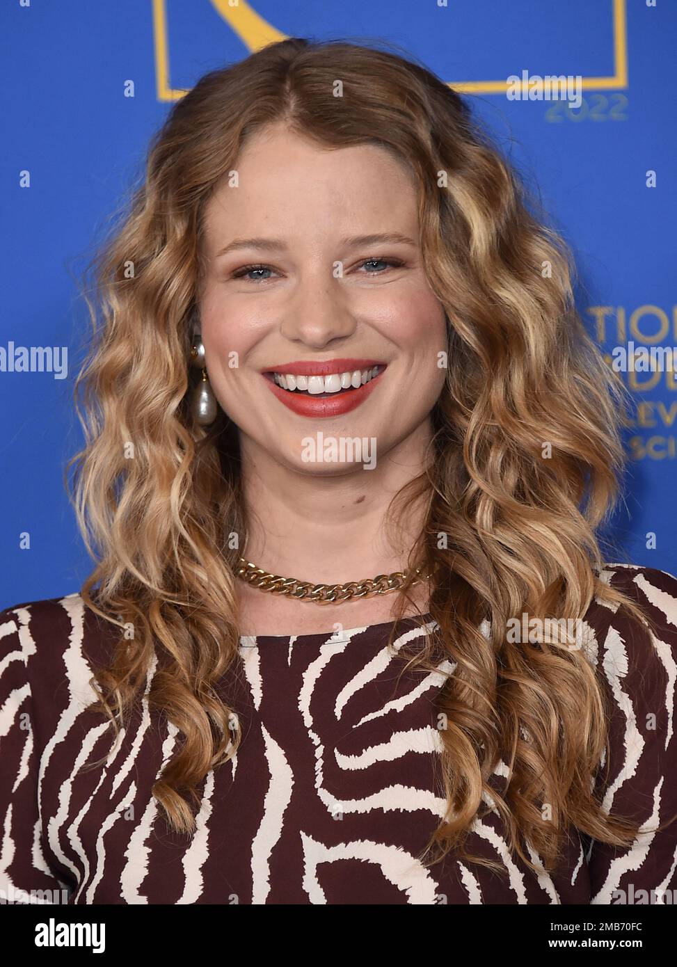 Allison Lanier arrives at the 49th annual Daytime Emmy Awards on Friday ...