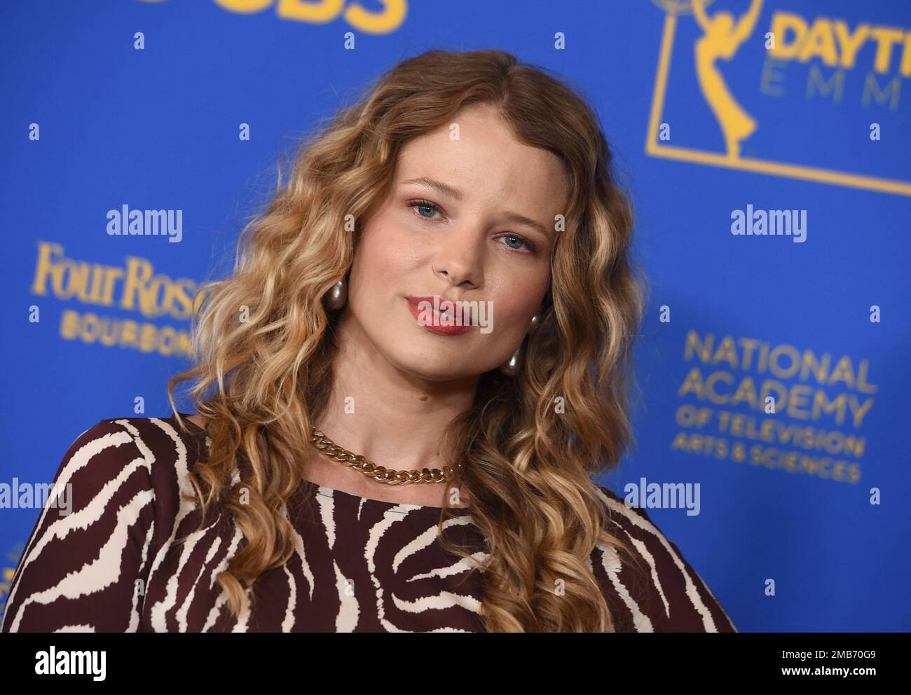 Allison Lanier arrives at the 49th annual Daytime Emmy Awards on Friday ...