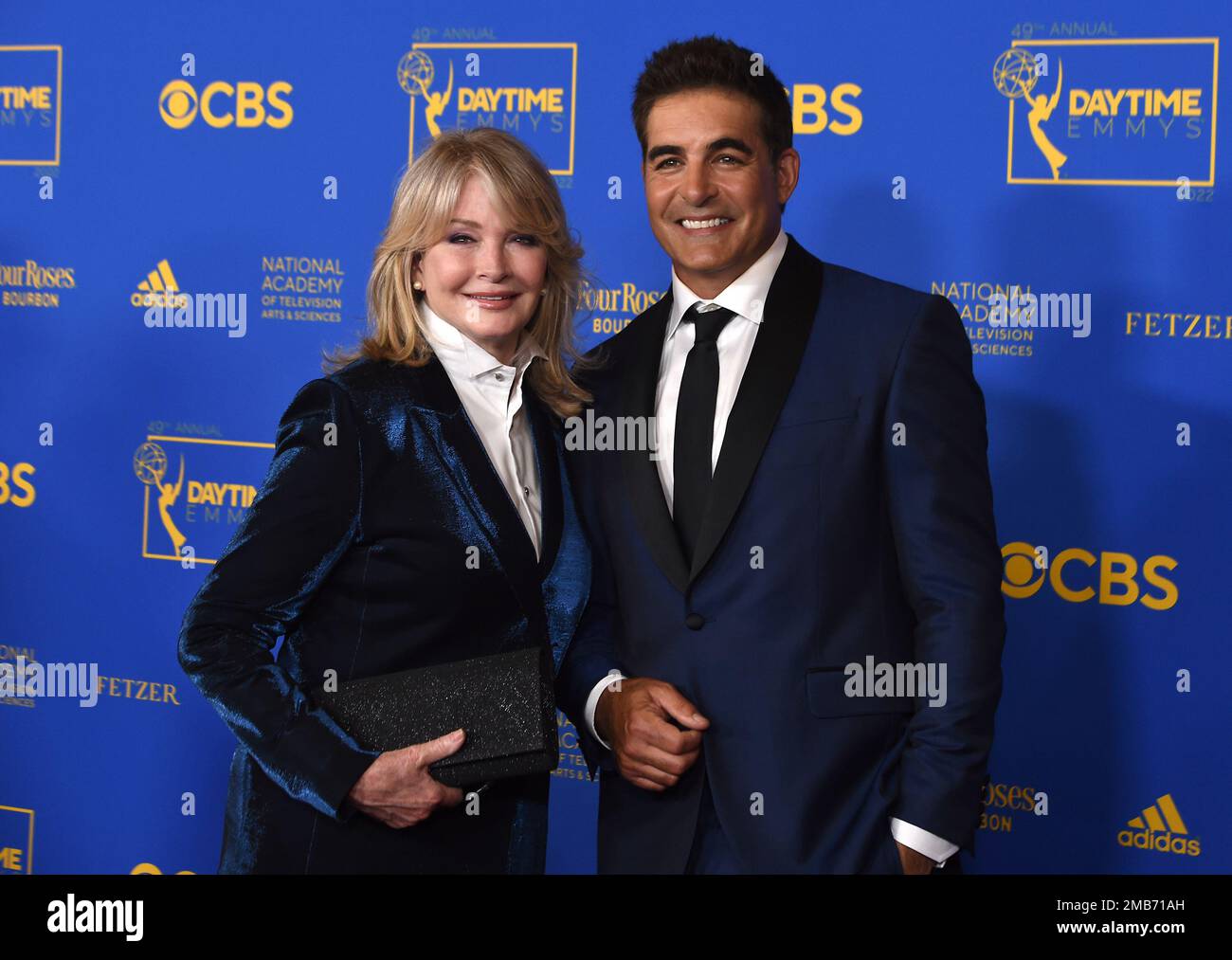 Deidre Hall Left And Galen Gering Arrive At The 49th Annual Daytime Emmy Awards On Friday