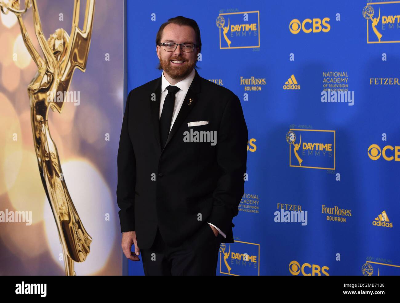 Adam Sharp, president and CEO of NATAS, arrives at the 49th annual ...