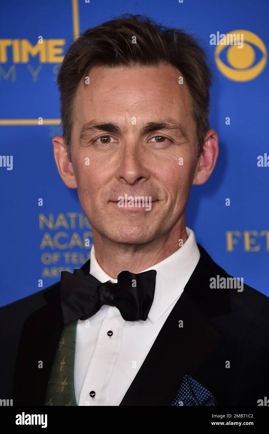 James Patrick Stuart arrives at the 49th annual Daytime Emmy Awards on ...