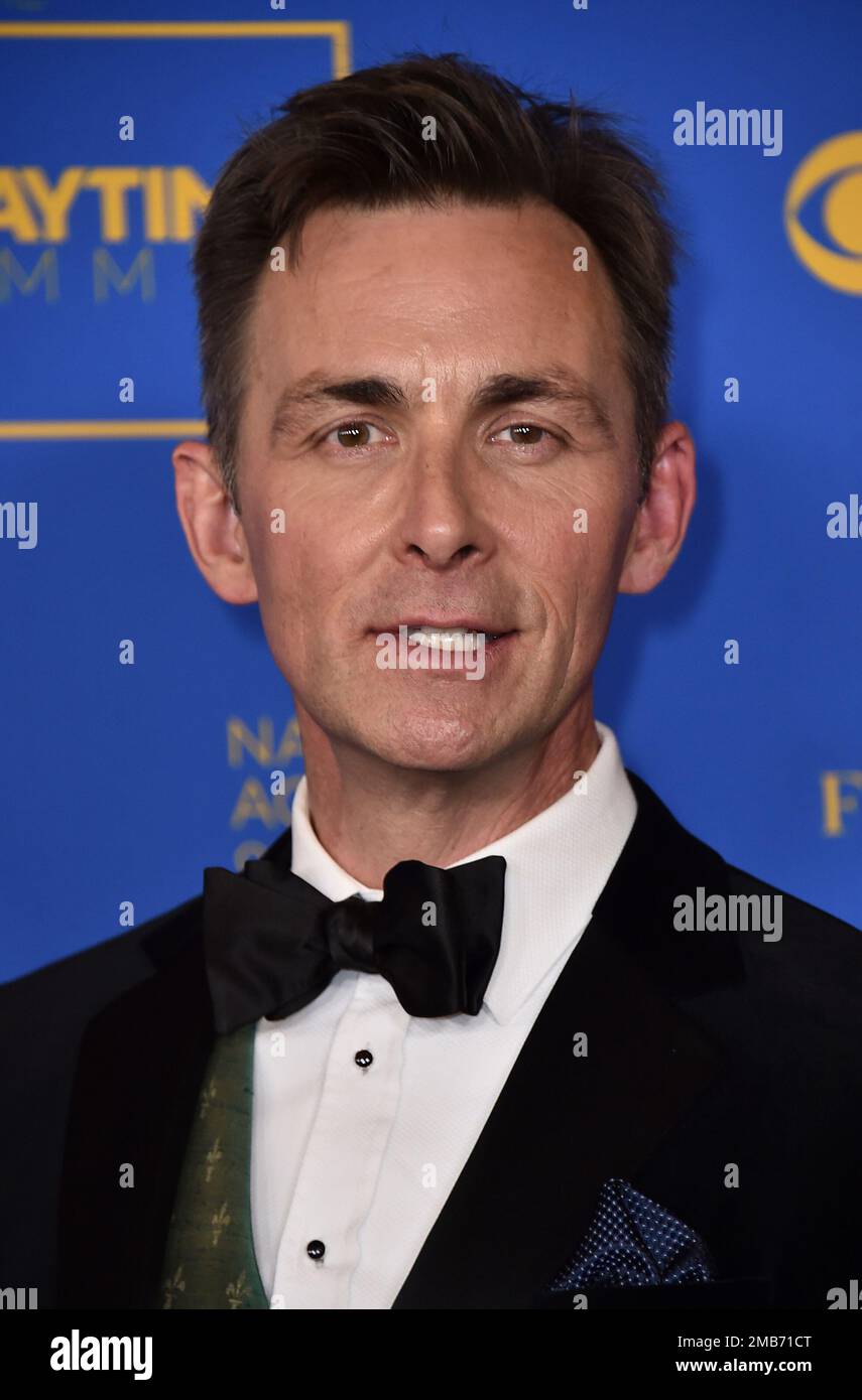 James Patrick Stuart arrives at the 49th annual Daytime Emmy Awards on ...