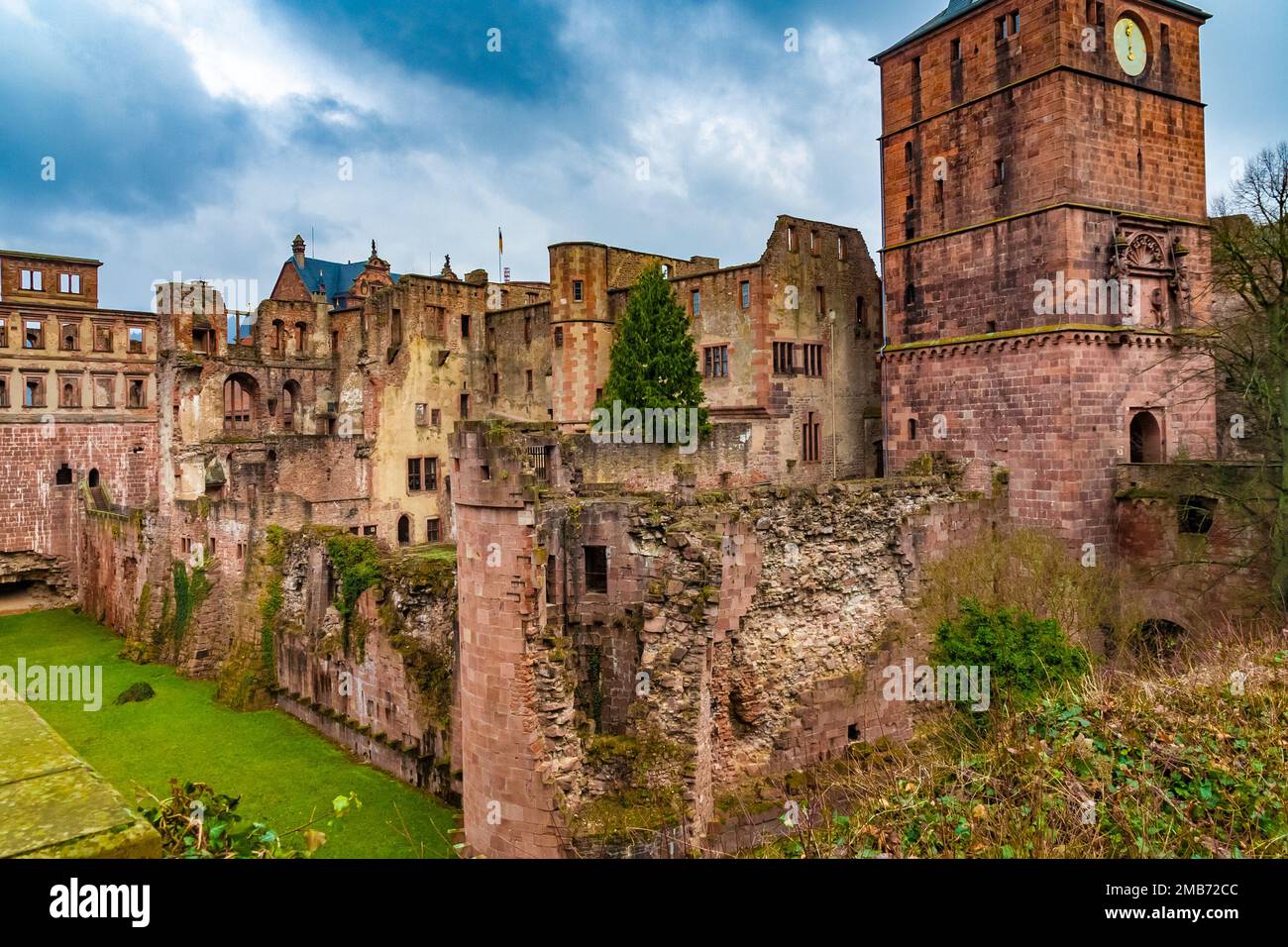 The remains of the residential buildings from the Middle Ages at ...
