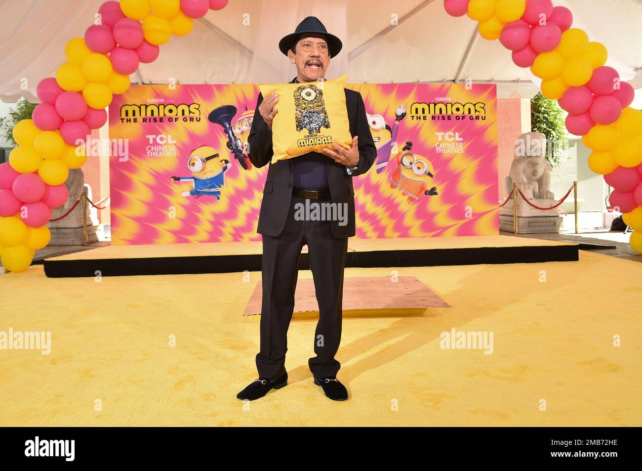 Danny Trejo attends a hand and footprint ceremony honoring Bob the ...