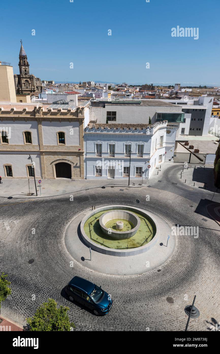Roundabout birds eye view hi-res stock photography and images - Alamy