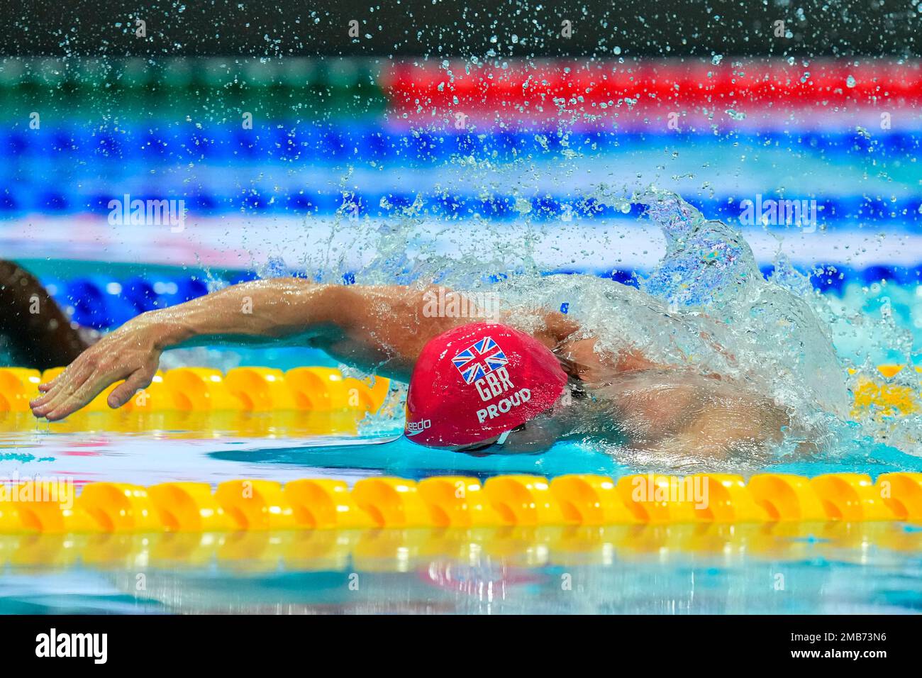 Benjamin Proud of Great Britain competes to win the men's 50m freestyle ...