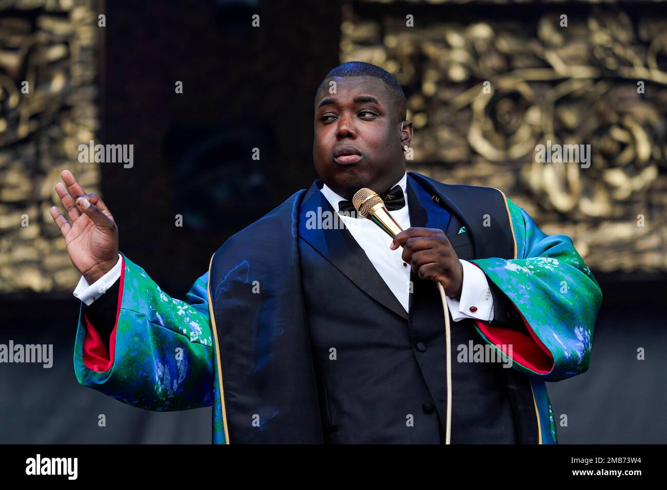 Jakob Lusk of Gabriels performs live onstage at BST Hyde Park festival ...