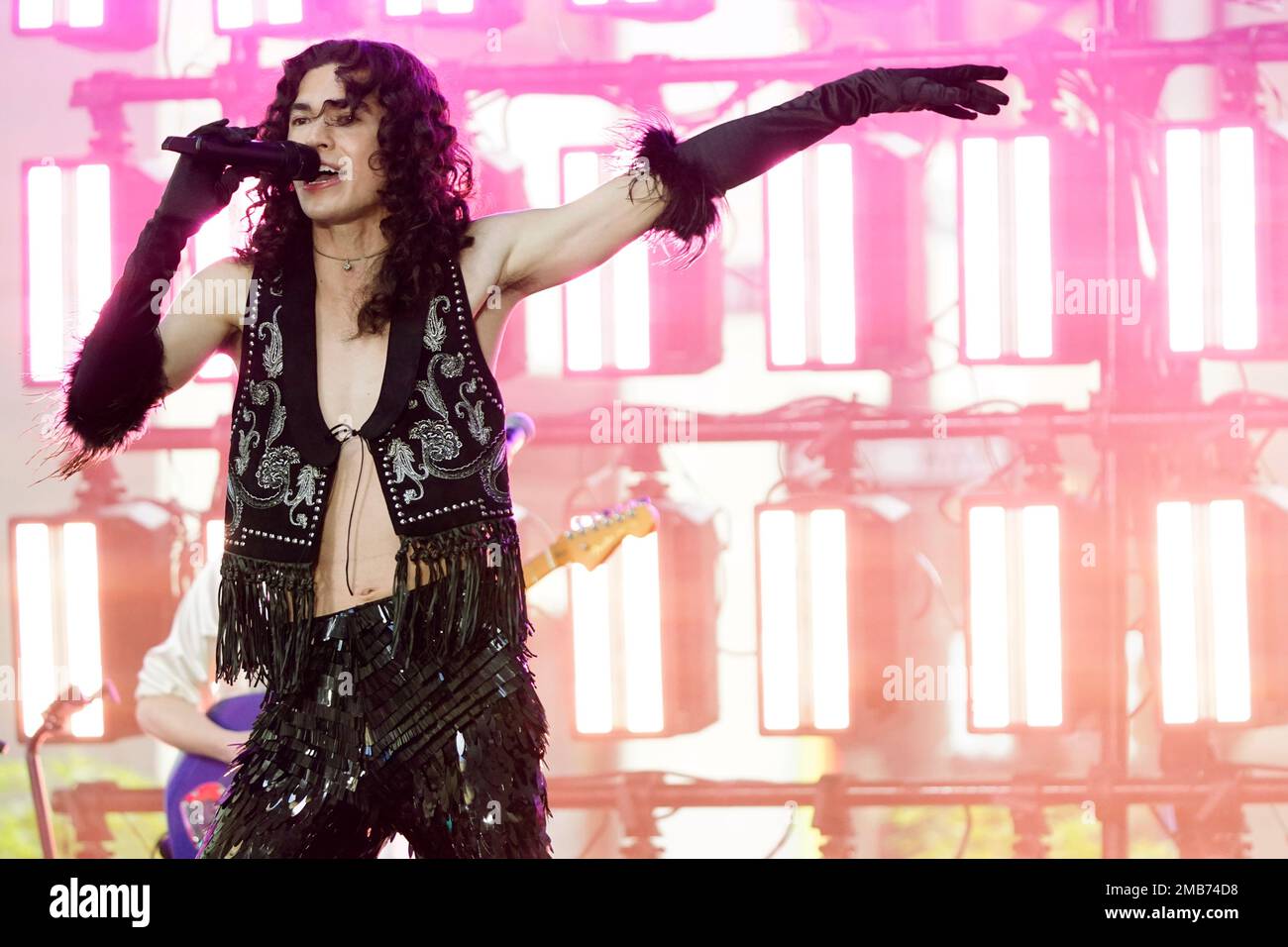 Conan Gray performs on NBC's Today show at Rockefeller Plaza on Friday ...