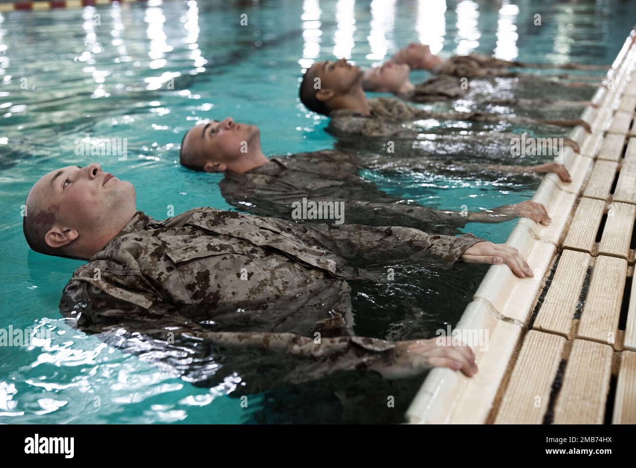 U.S. Marine Corps Recruits with Hotel Company, Second Recruit Training ...
