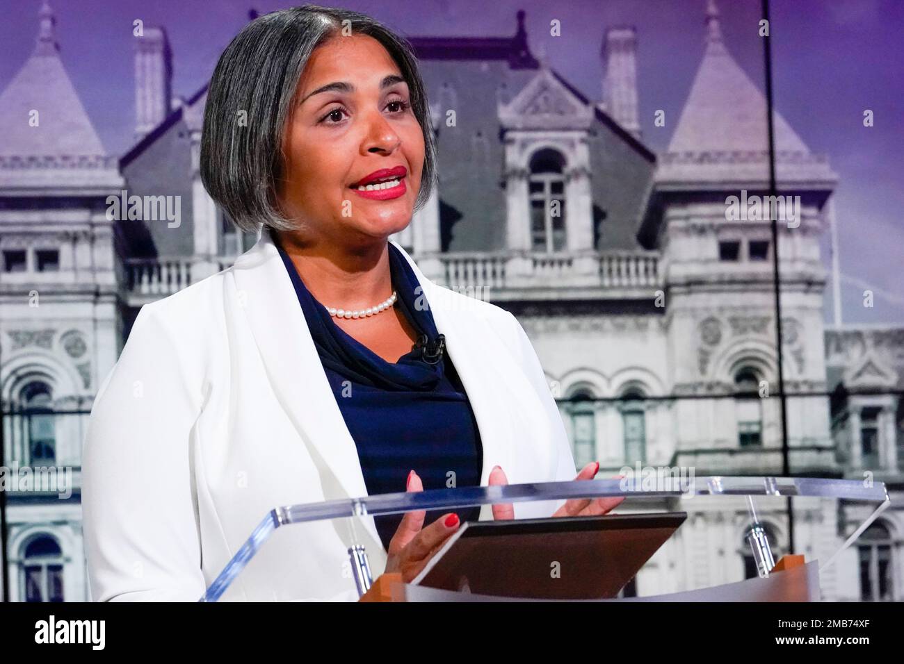 Former New York City council member Diana Reyna is photographed during ...