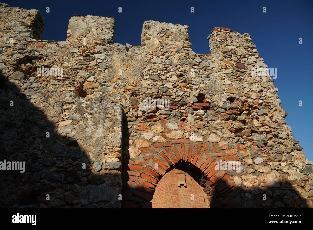 Red Tower in Alanya Town, Antalya City, Turkiye Stock Photo - Alamy