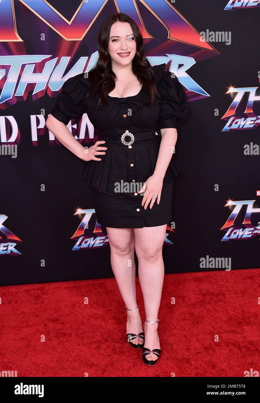 Kat Dennings arrives at the premiere of "Thor: Love and Thunder ...