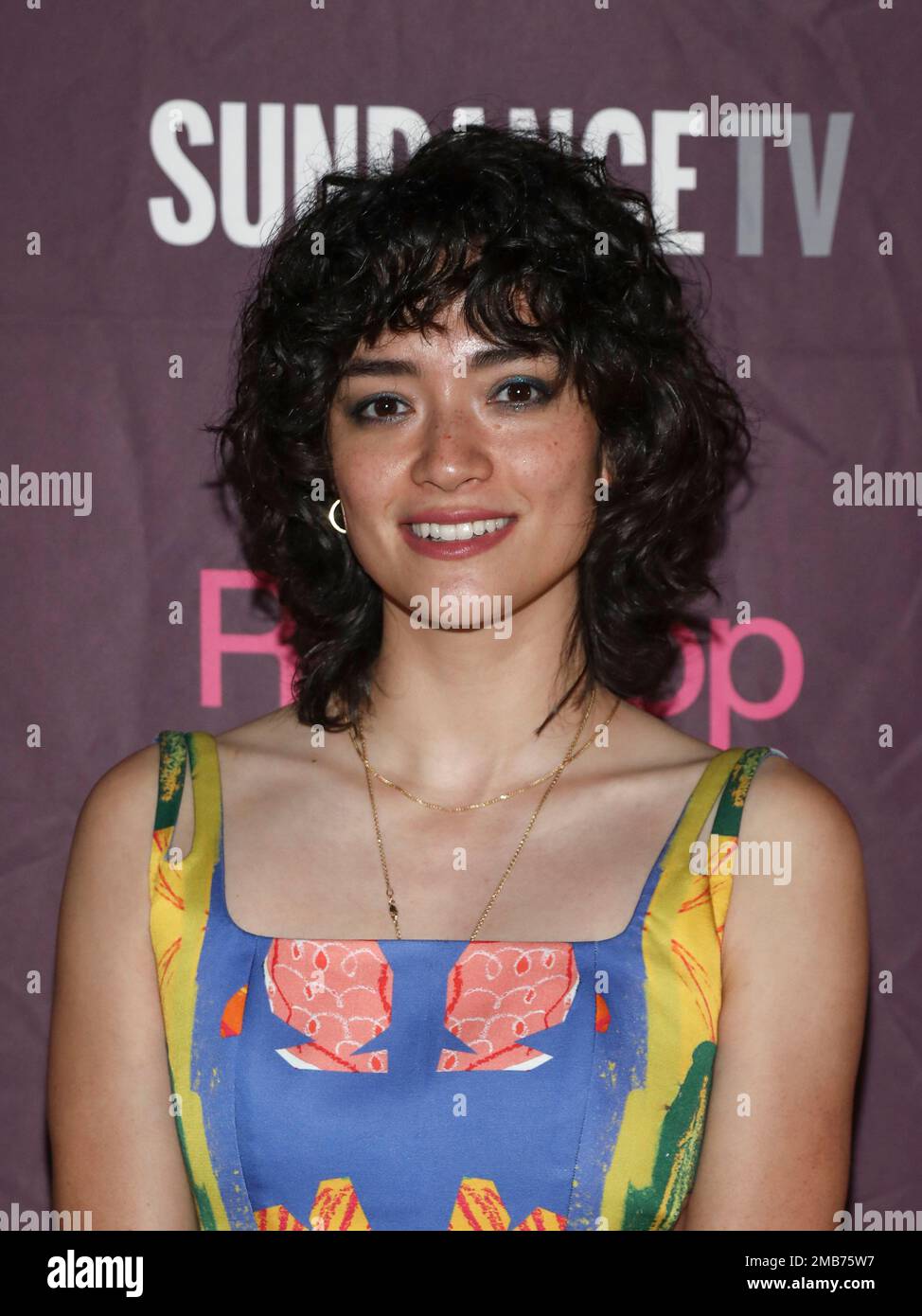 Actor Angela Carbone attends a screening of "Resurrection" by Rooftop ...