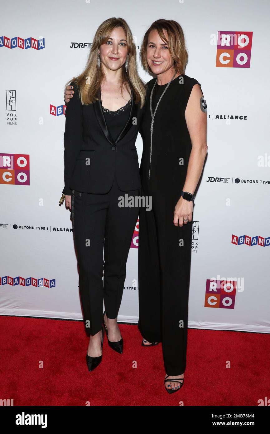 Producer Amy Rapp, left, and director Lisa Hepner, right, attend the ...