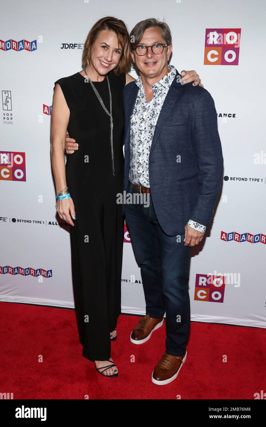 Directors Lisa Hepner, left, and Guy Mossman, right, attend the ...