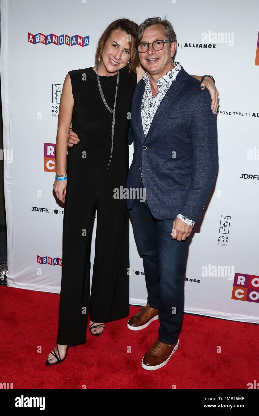 Directors Lisa Hepner, left, and Guy Mossman, right, attend the ...