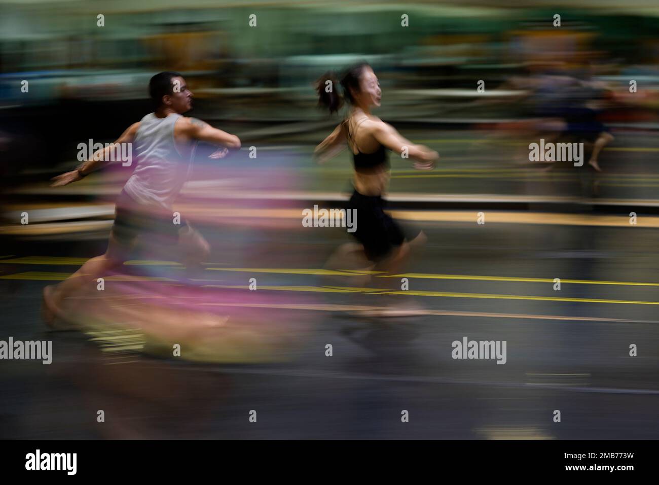 Lula Washington Dance Company dancers Danny Guerrero, left, and Kozue ...