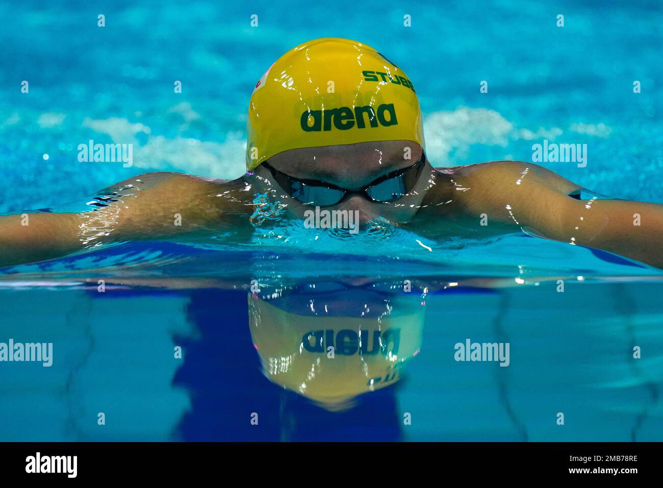 Zac Stubblety-Cook of Australia competes to win the men's 200m breaststroke final at the 19th ...