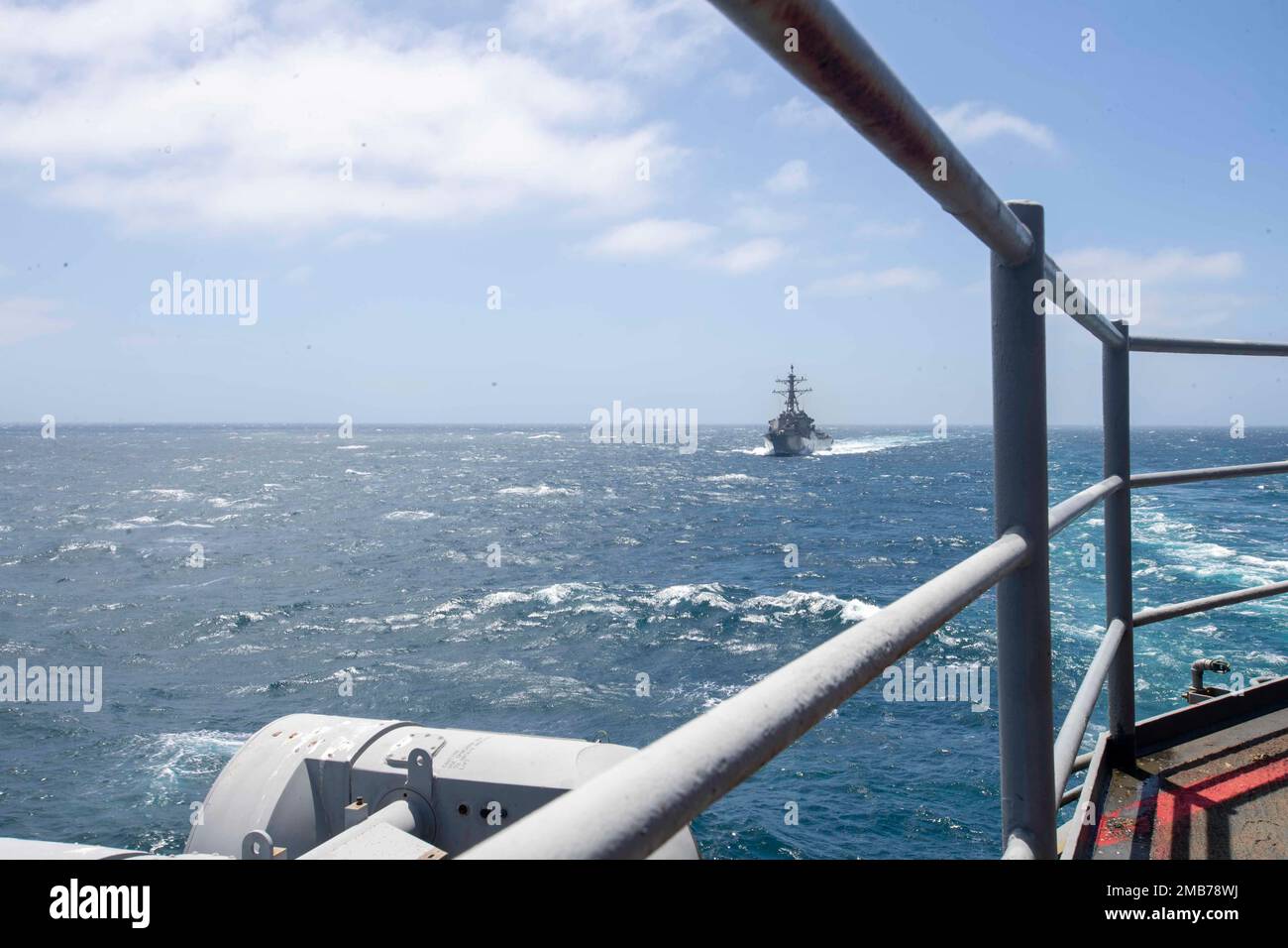220613-N-KU796-1017 PACIFIC OCEAN (June 13, 2022) The Arleigh Burke ...
