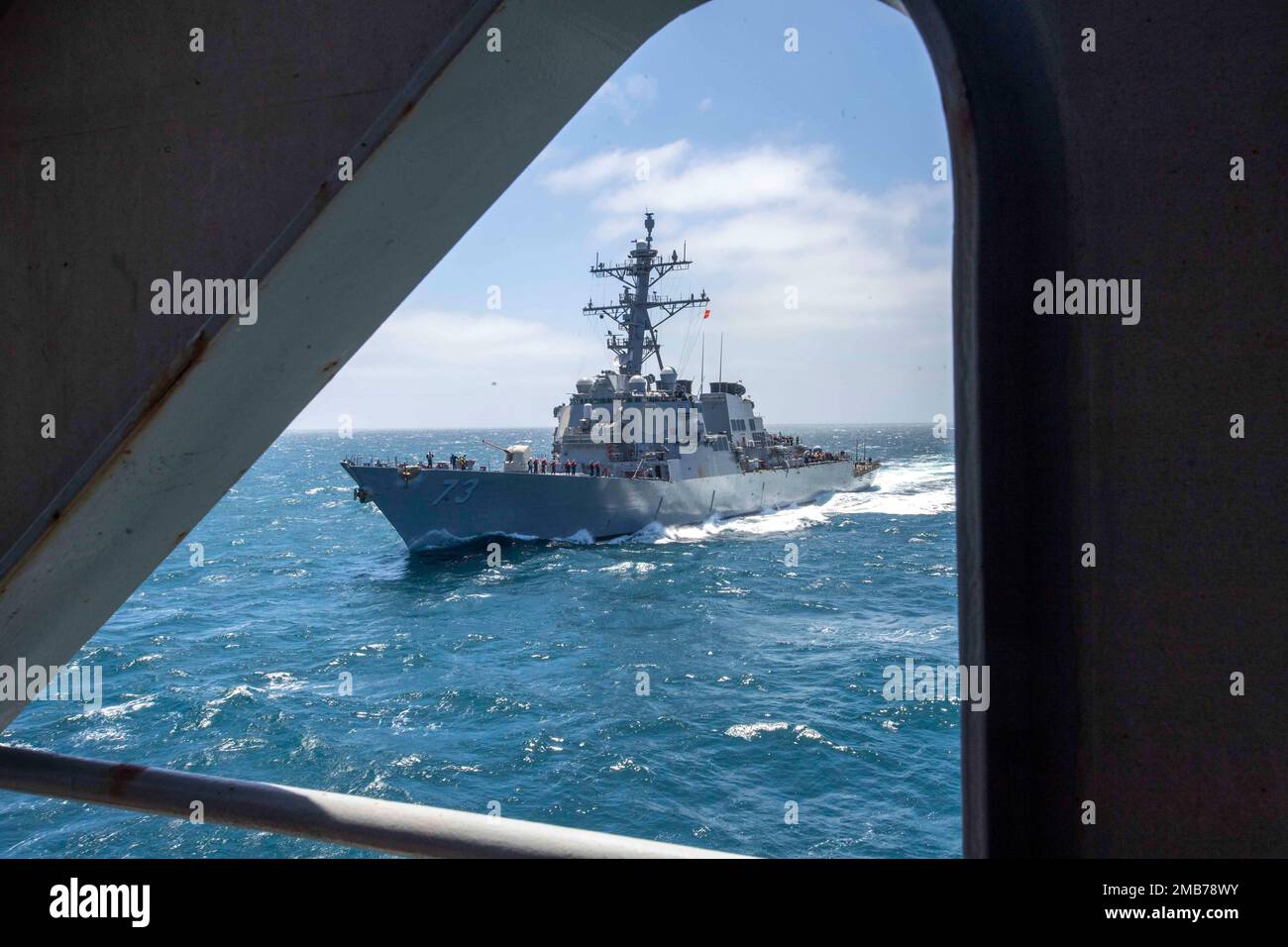 220613-N-KU796-1038 PACIFIC OCEAN (June 13, 2022) The Arleigh Burke ...