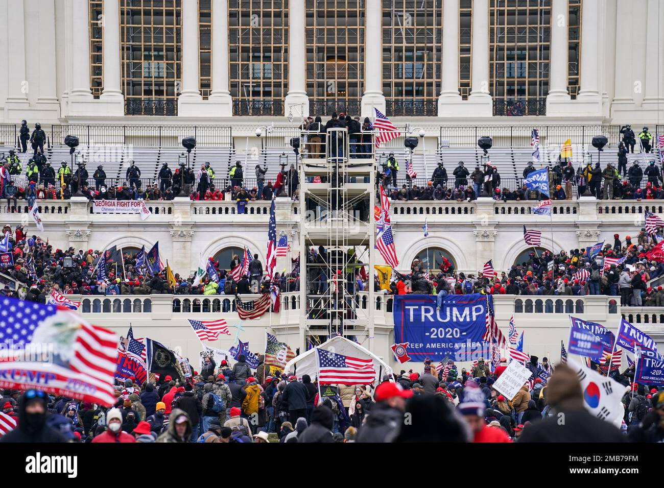 FILE - Insurrectionists loyal to President Donald Trump breach the ...