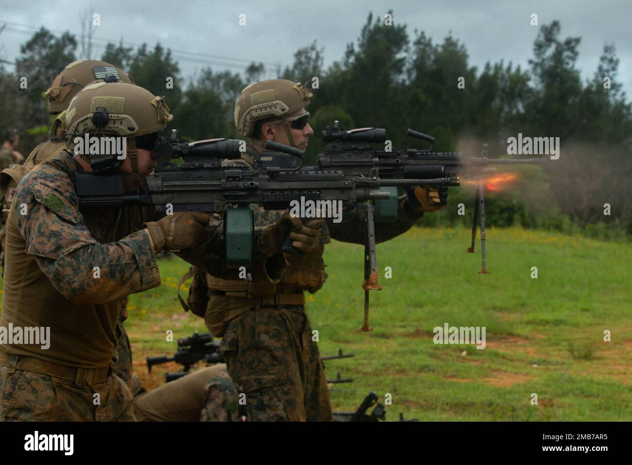U.S. Marine Corps Sgt. Jacob Barnaby, left, and Cpl. Cody Arnold, both ...