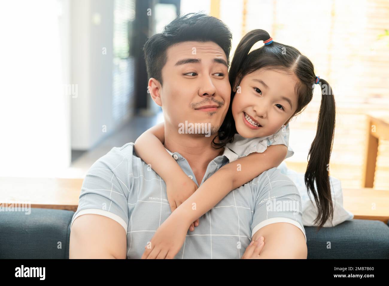 Happy father and daughter Stock Photo - Alamy