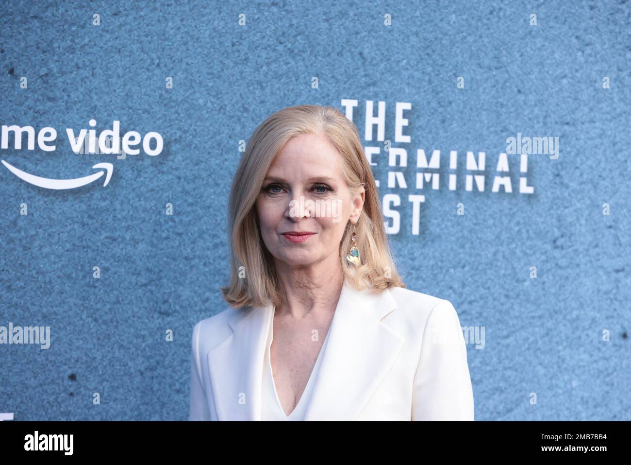 Catherine Dyer arrives at the premiere of "The Terminal List" on ...