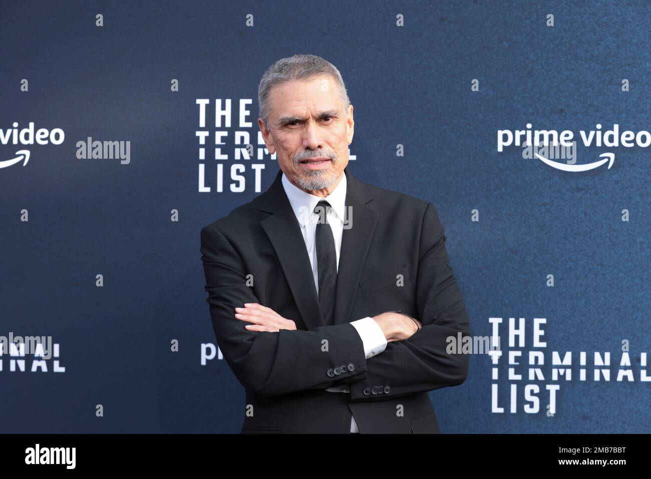 Marco Rodríguez arrives at the premiere of "The Terminal List" on ...