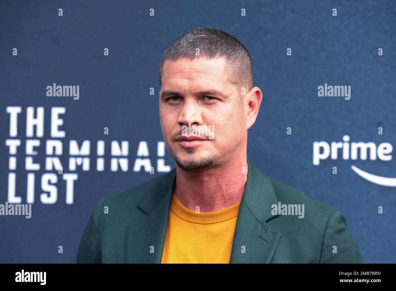 JD Pardo arrives at the premiere of "The Terminal List" on Wednesday ...