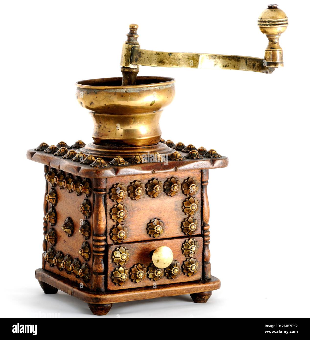 Old Traditional Coffee Mill Stock Photo - Alamy