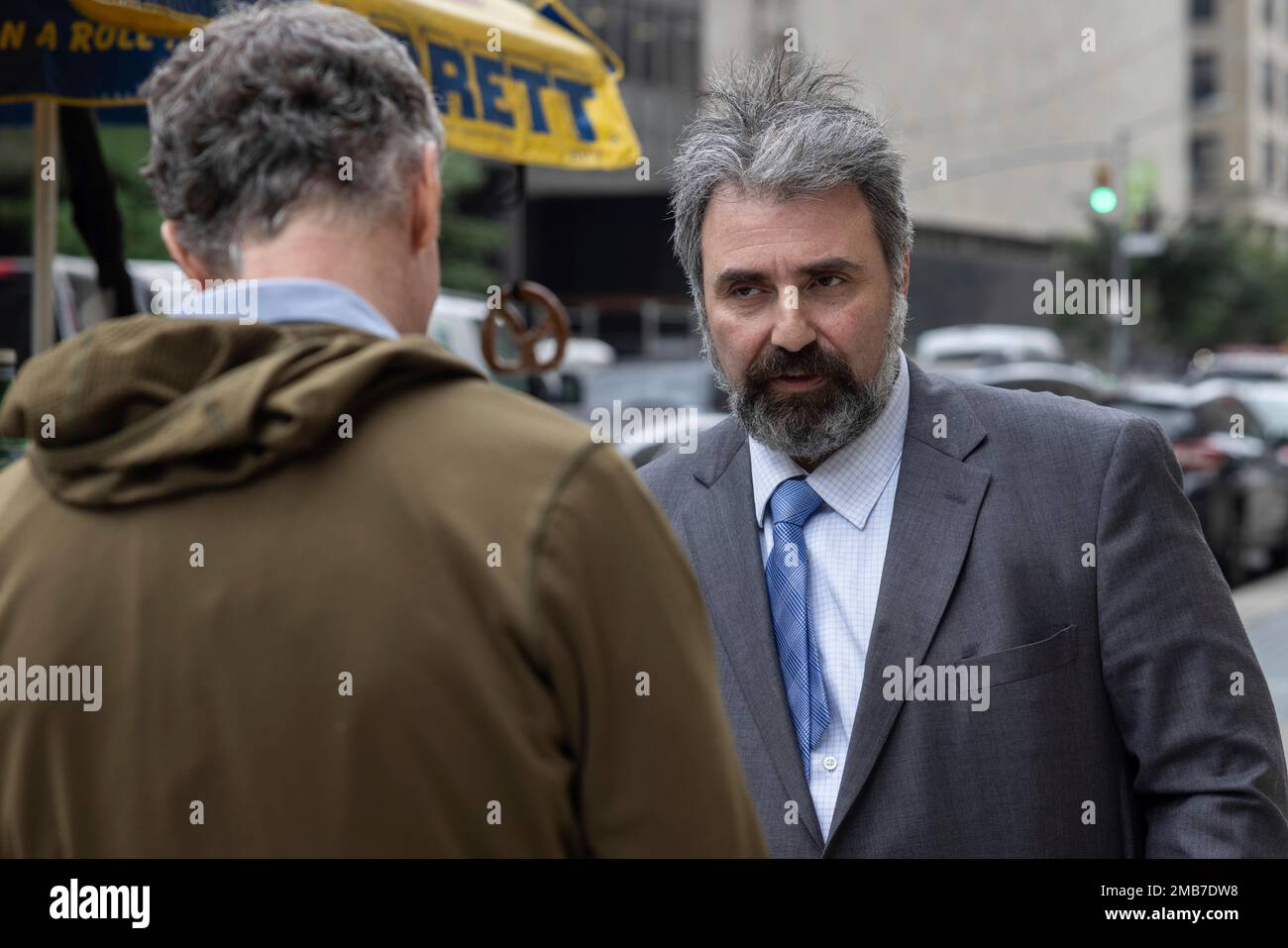 Enrico DeMarco, a defense attorney for Richard Rojas, who drove his car ...