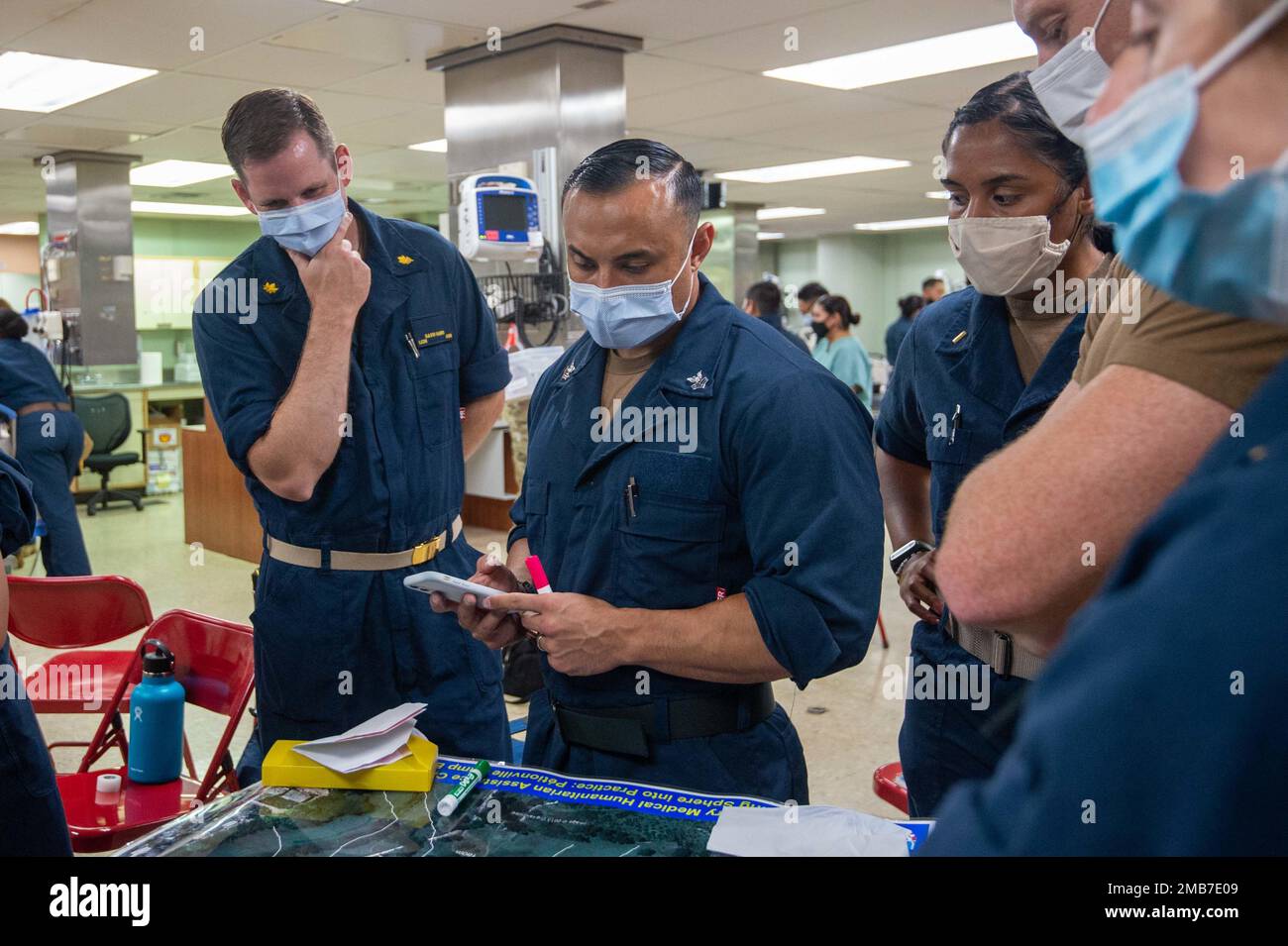 PACIFIC OCEAN (June 13, 2022) – U.S. Navy Sailors participate in a ...