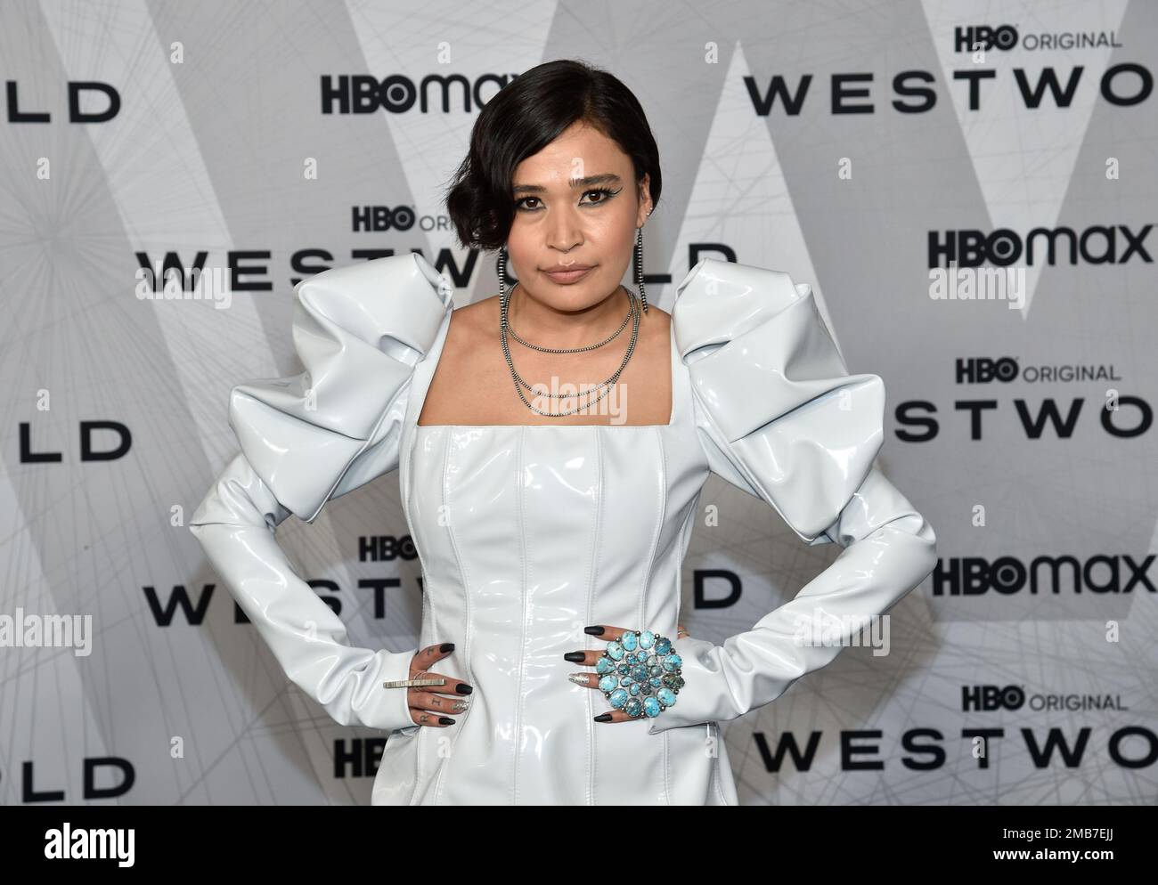 Morningstar Angeline attends the premiere of HBO's "Westworld" Season 4 ...