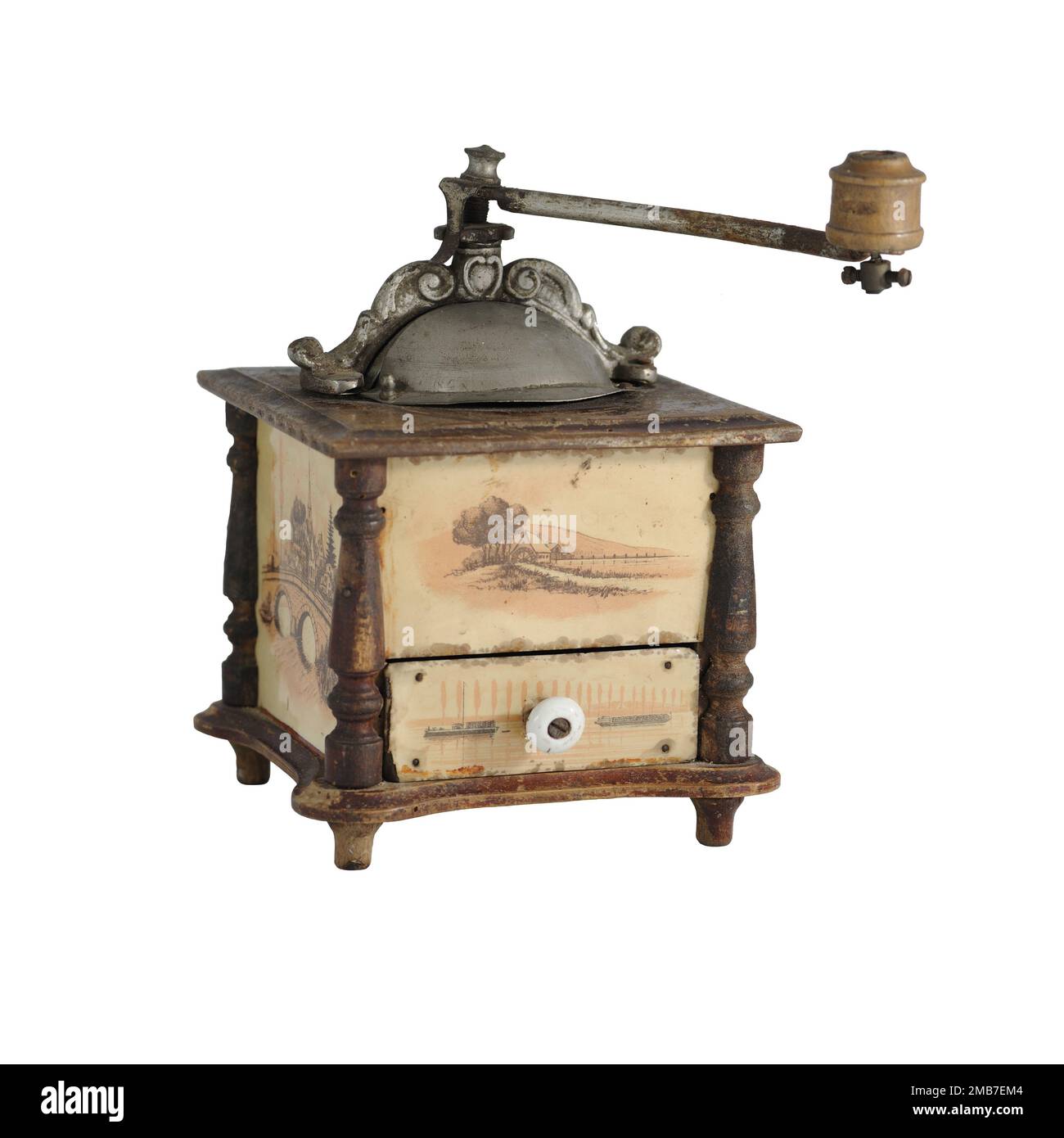 Old Traditional Coffee Mill Stock Photo - Alamy