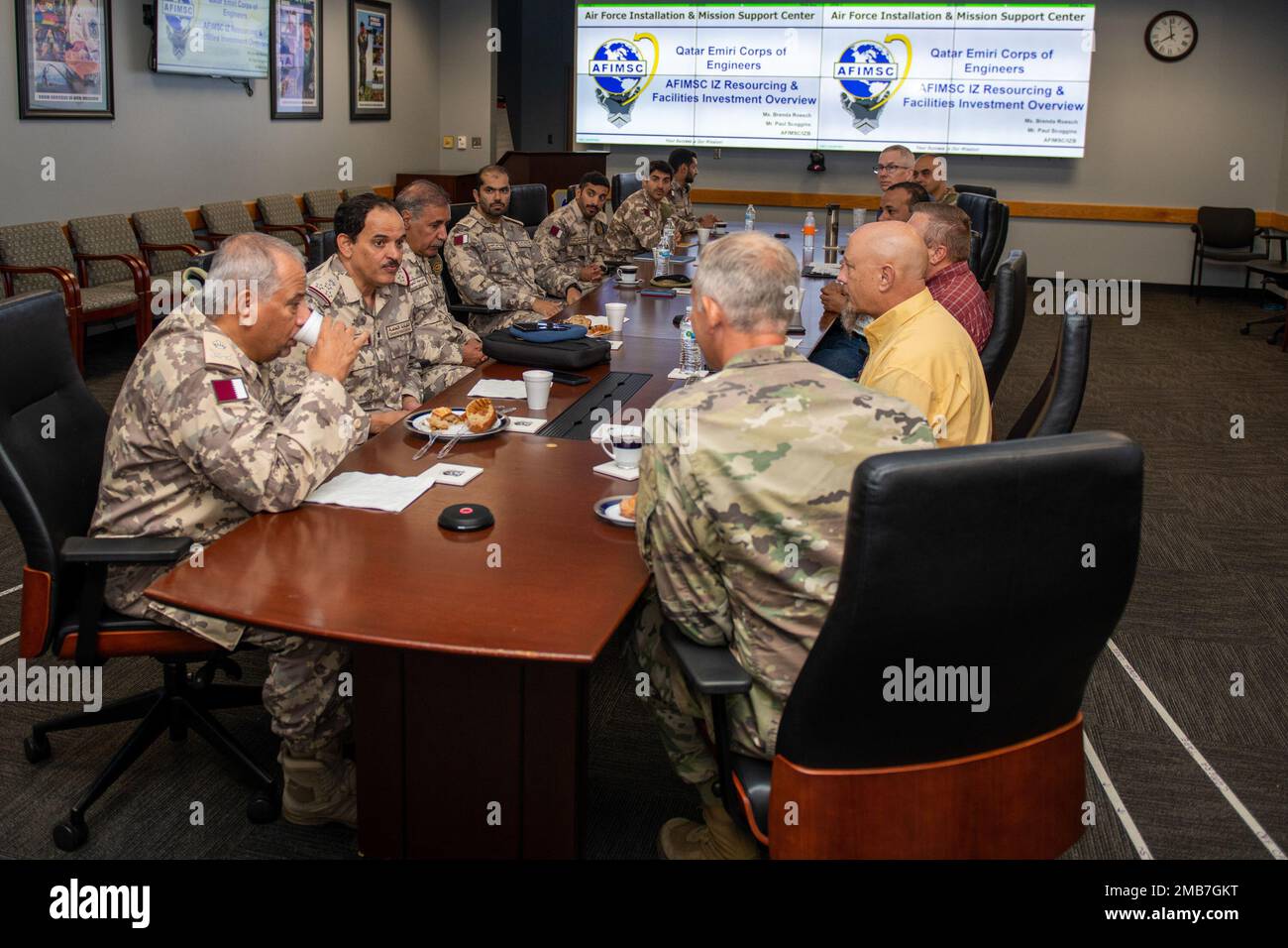 Senior leaders with Qatar Emiri Corps of Engineers visit Port San ...