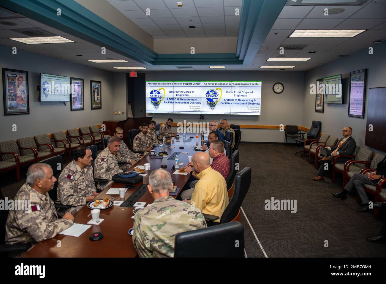 Senior leaders with Qatar Emiri Corps of Engineers visit Port San ...