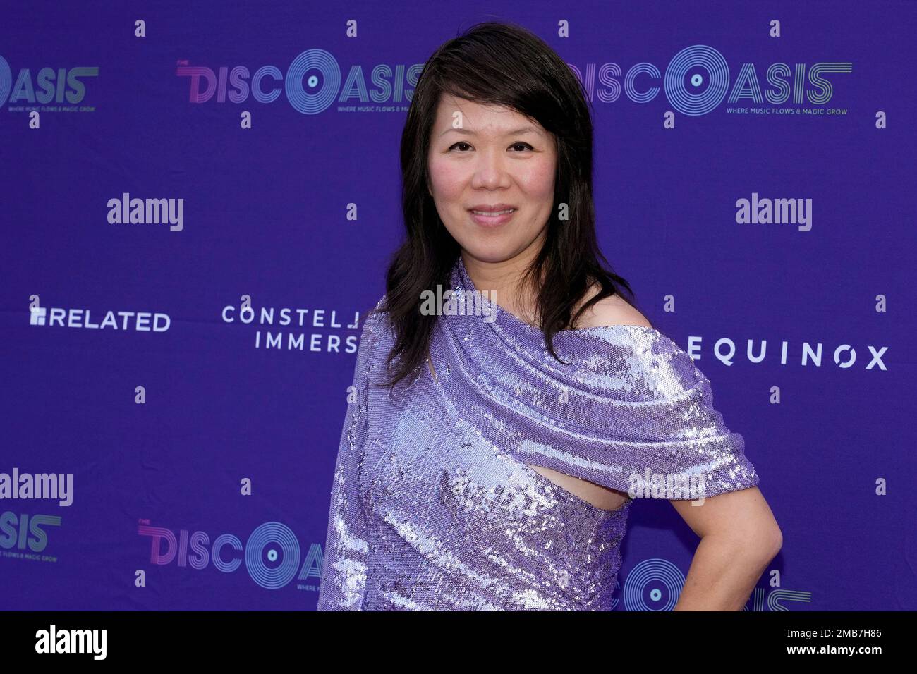 Thao Nguyen attends the DiscOasis opening night party at Wollman Rink ...