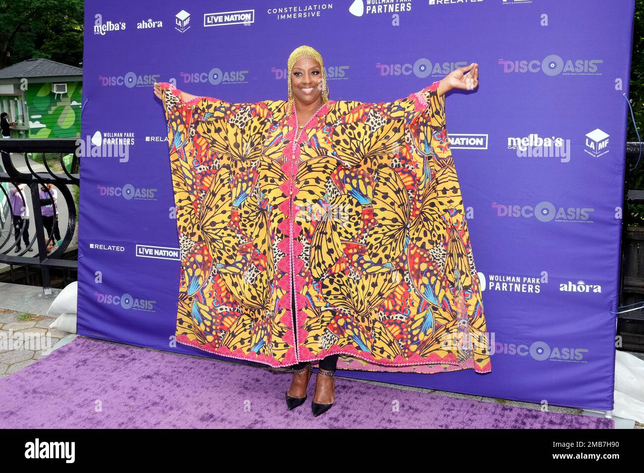 Melba Wilson attends the DiscOasis opening night party at Wollman Rink ...